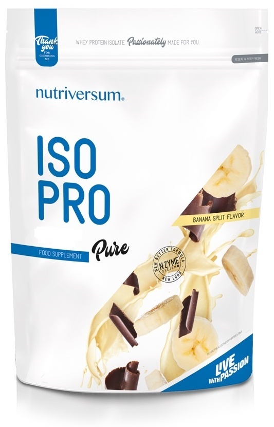 Купить Протеин Nutriversum Iso Pro 86%, 700 g, NUTRIVERSUM банан 700 г ...