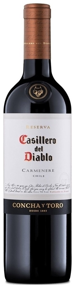 Купить Вино Casillero Del Diablo Carmenere Reserva сухое красное 13.5% ...