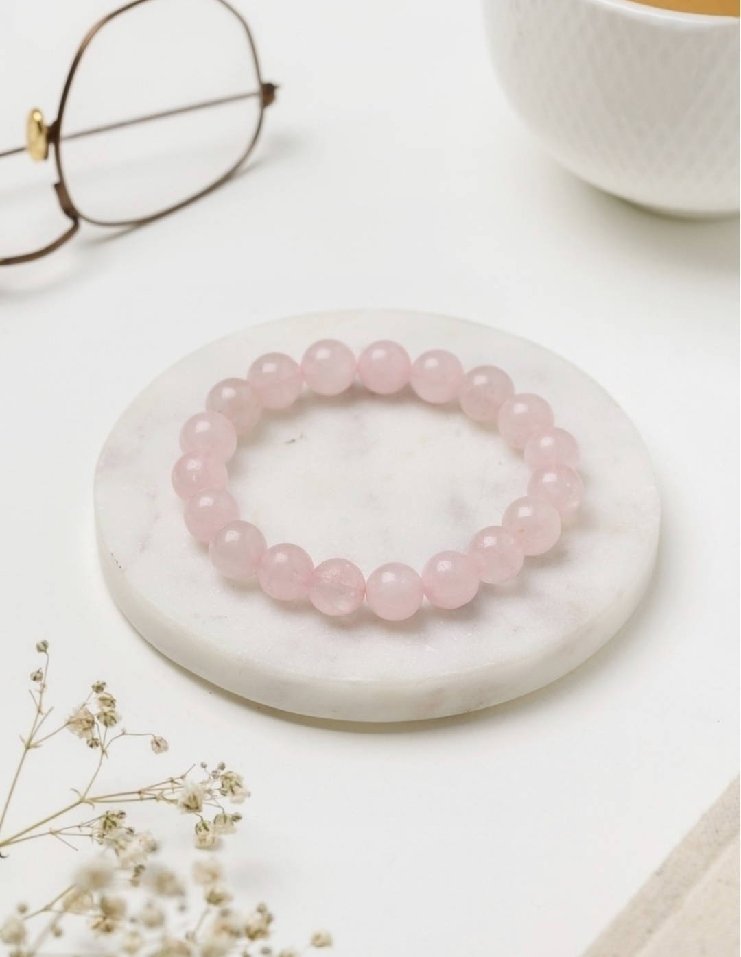 Купить Браслет Jewelux длина 18 см натуральный камень кварц кварц в кредит в Алматы Kaspi