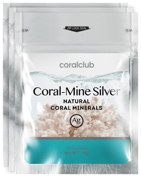 Купить Coral Club минерал Coral-Mine Silver 10 мг №10 в Алматы ...