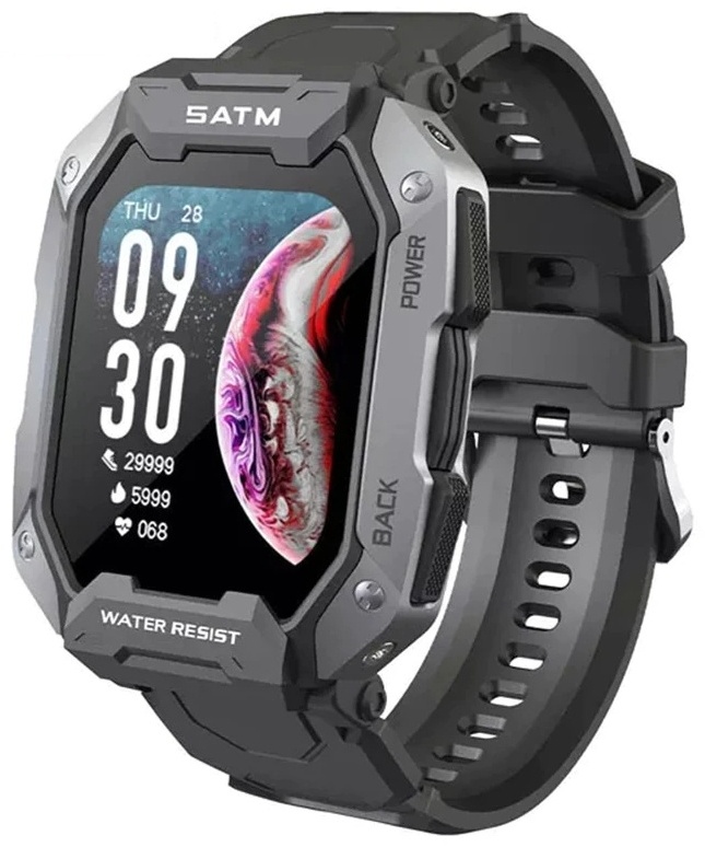 Купить Смарт-часы SATM C20 черный в Алматы – Магазин на Kaspi.kz