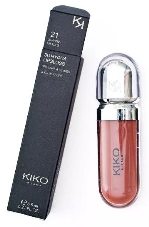 Купить KIKO 3D Hydra Lipgloss блеск для губ розовый, коричневый 21 Brun ...