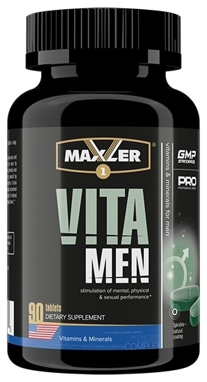 Купить Maxler VitaMen таблетки 90 шт в Алматы – Магазин на Kaspi.kz