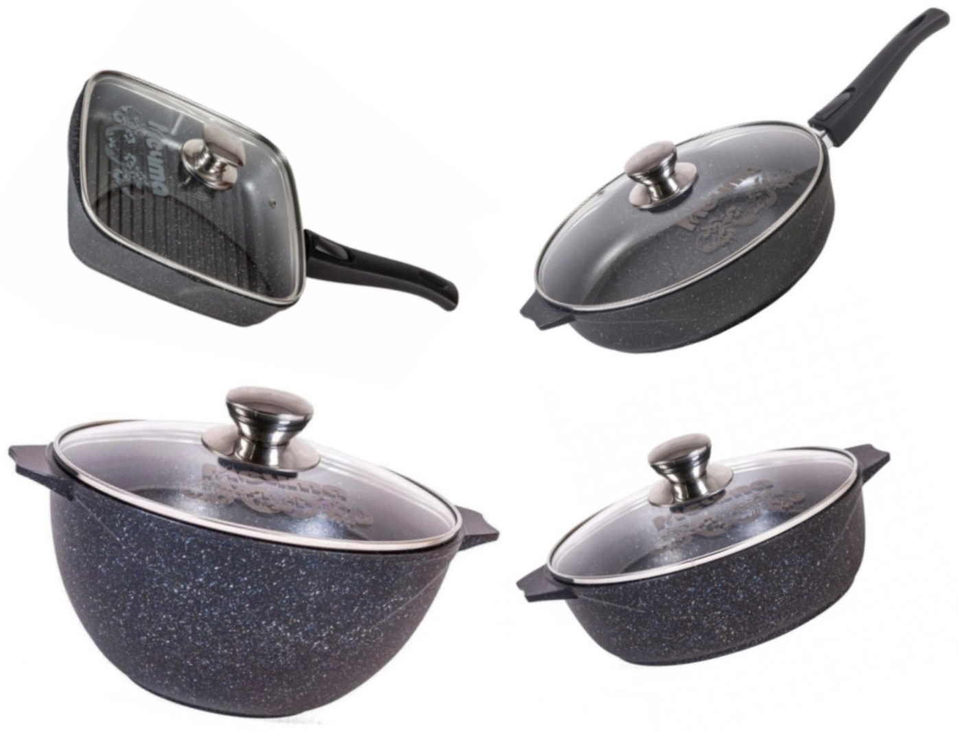 Купить Мечта смешанный набор 345345 алюминий, гранит 8 в 1 в Алматы ...