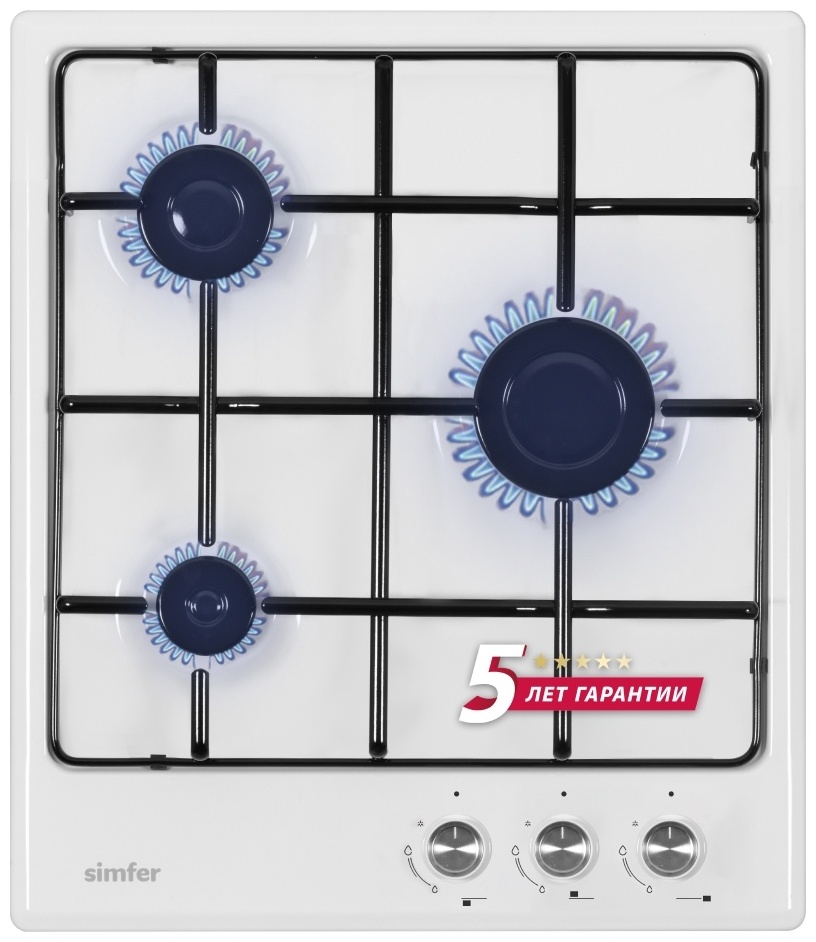 Купить Варочная поверхность Simfer H45V30W411 белый в Алматы – Магазин на Kaspi.kz