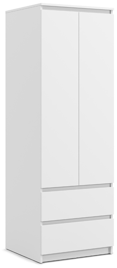 Купить Распашной шкаф MySTAR Сноули 00031580, 60.2x180х58 см, белый в ...