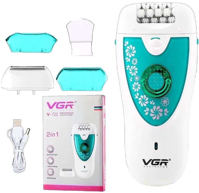 Купить VGR Professional эпилятор V-722 от аккумулятора в Алматы ...