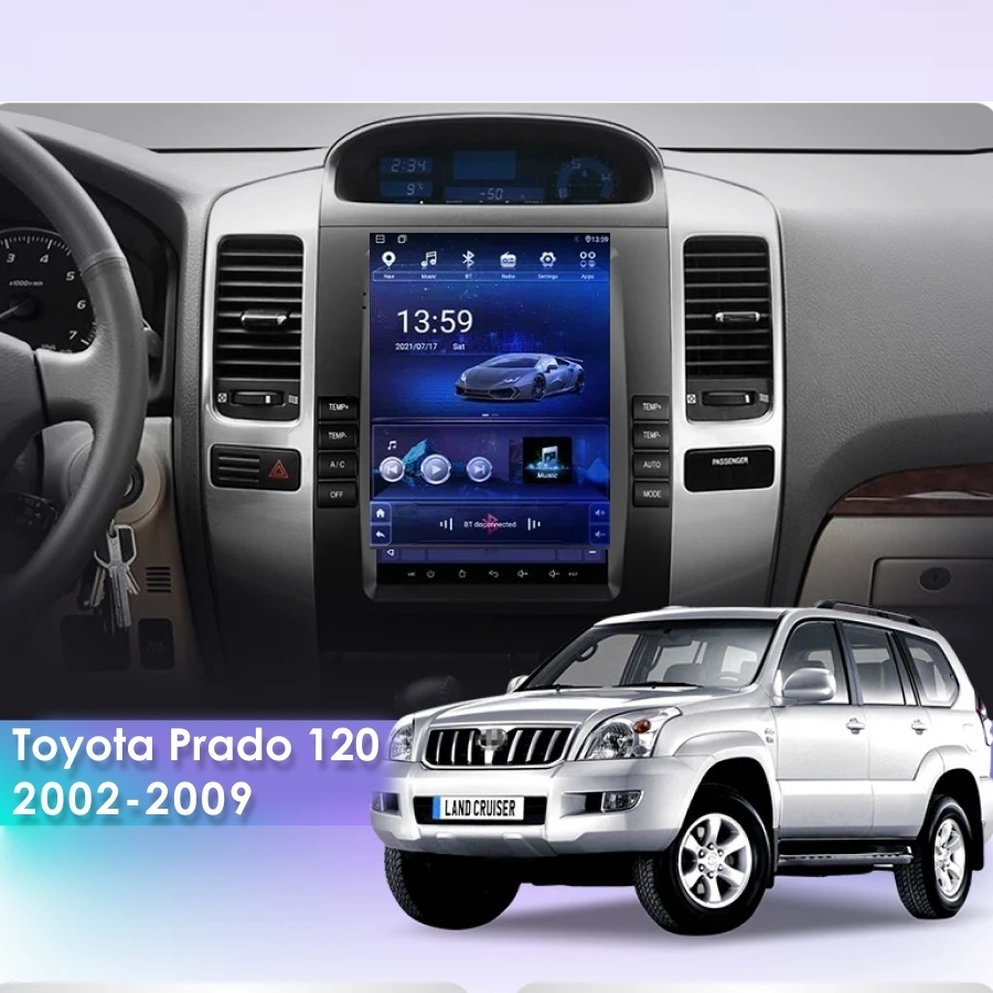 Купить GearForce G-Sky 2gb+32gb Toyota Land Cruiser Prado 120 2002-2009 +камера заднего вида в ...