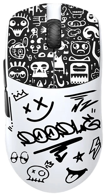 Купить Мышь LAMZU Maya Doodle белый в Алматы – Магазин на Kaspi.kz