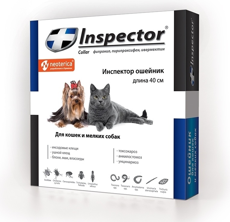 Купить Inspector I214 для кошек и мелких собак от блох, от клещей, от ...