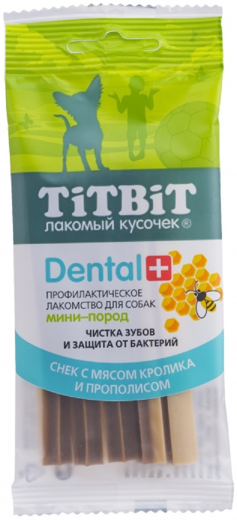Купить Лакомство TiTBiT палочка DENTAL+ Снек с мясом кролика 013984 25 ...