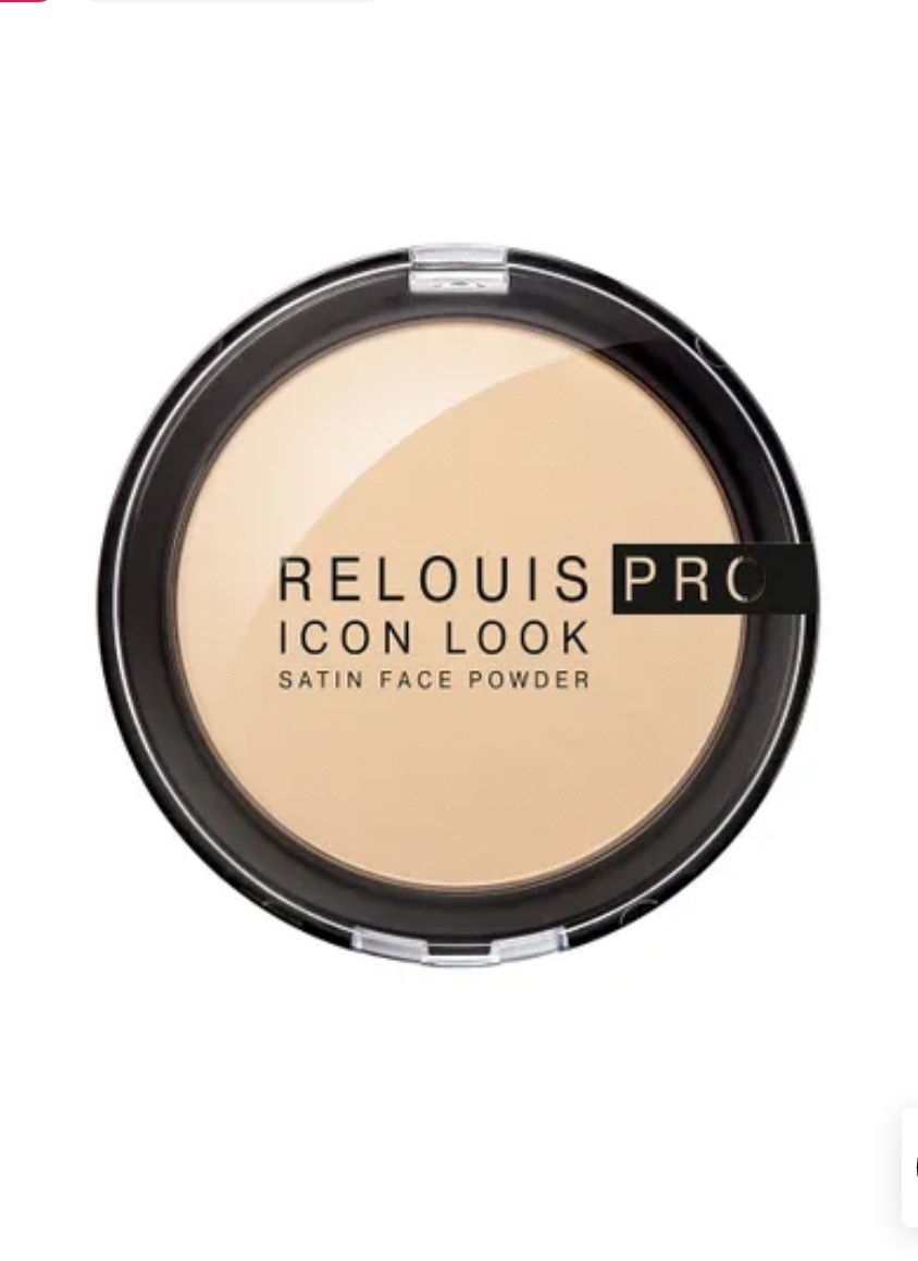 Купить Пудра RELOUIS Pro Icon Look Satin сухая 01 бежевый в кредит в ...