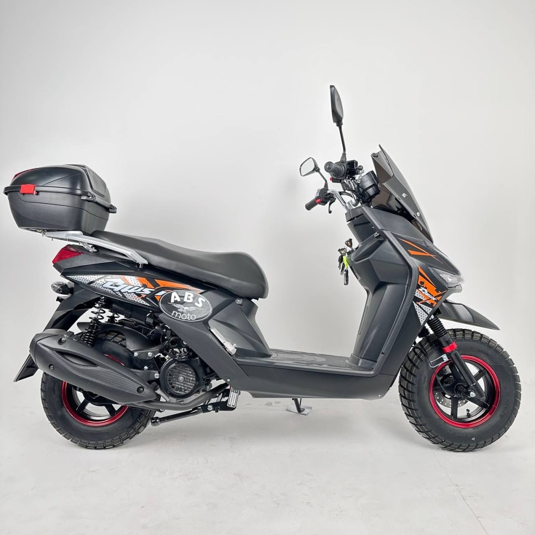 Купить Скутер ABS Moto Tourist оранжевый, черный в кредит в Алматы ...