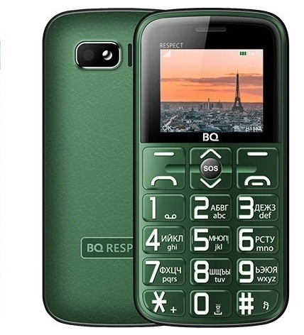 Купить Мобильный телефон BQ BQ-1851 Respect зеленый в Алматы – Магазин ...