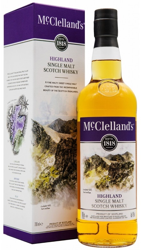 Купить Виски Mcclelland's Highland Single Malt односолодовый 40% 700 мл ...