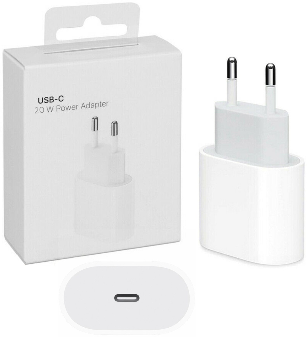 Купить Зарядное устройство SimpleShop 20W USB-TypeC для iPhone белый в Алматы – Магазин на Kaspi.kz