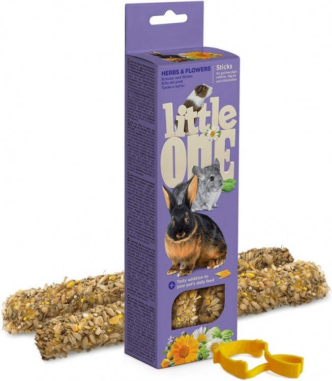 Купить Лакомство Little One Палочки с травами и цветами 60 г в Алматы – Магазин на Kaspi.kz