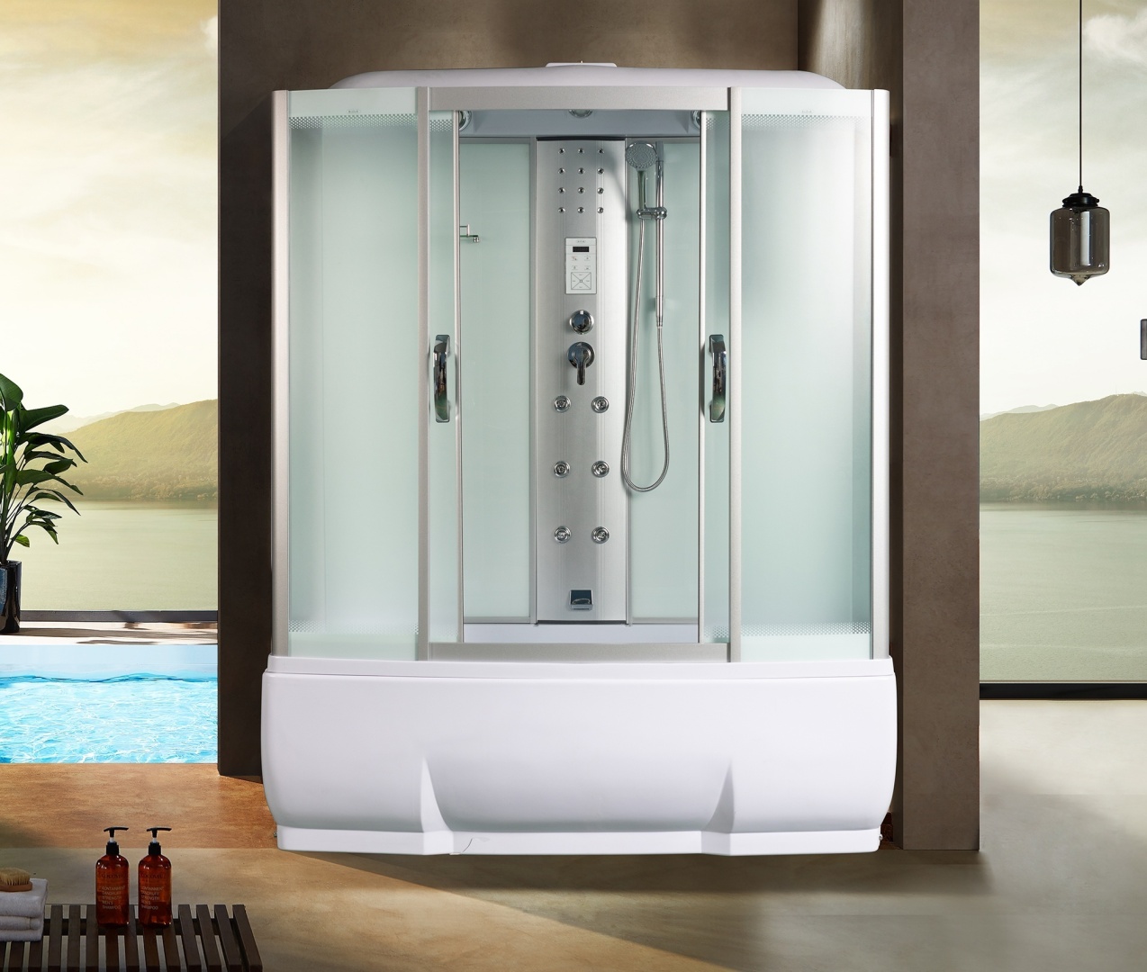 Купить Душевая кабина Kabinka Kz Dunay 170 80 55 Mt 223 см х 170 см