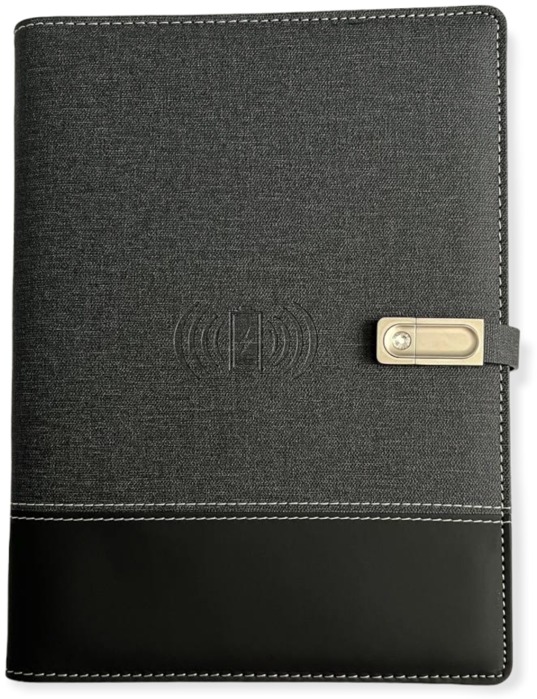 Купить Ежедневник UV Notebook Power bank, A5, 80 листов, черный в ...