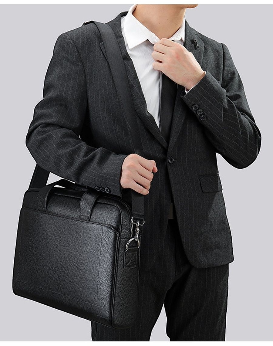 Купить Портфель Hayal 5006 натуральная кожа черный в Алматы – Магазин на Kaspi.kz