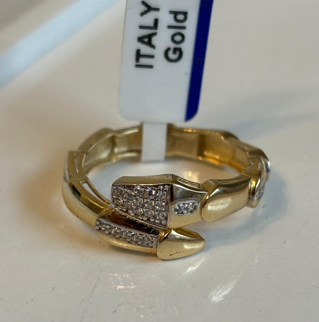 Купить Кольцо Italy Gold Кольцо 585 размер 19 вес 3.2 г золото, фианит ...