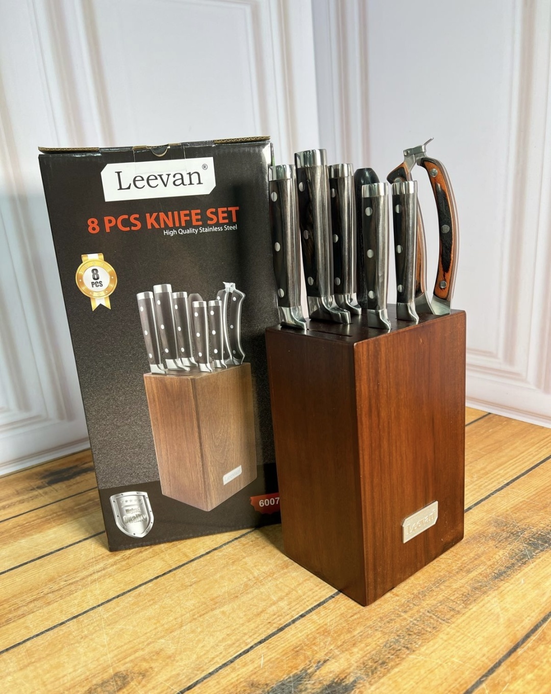 Купить Leevan набор ножей 6007, лезвие: нержавеющая сталь 8 шт в Алматы ...