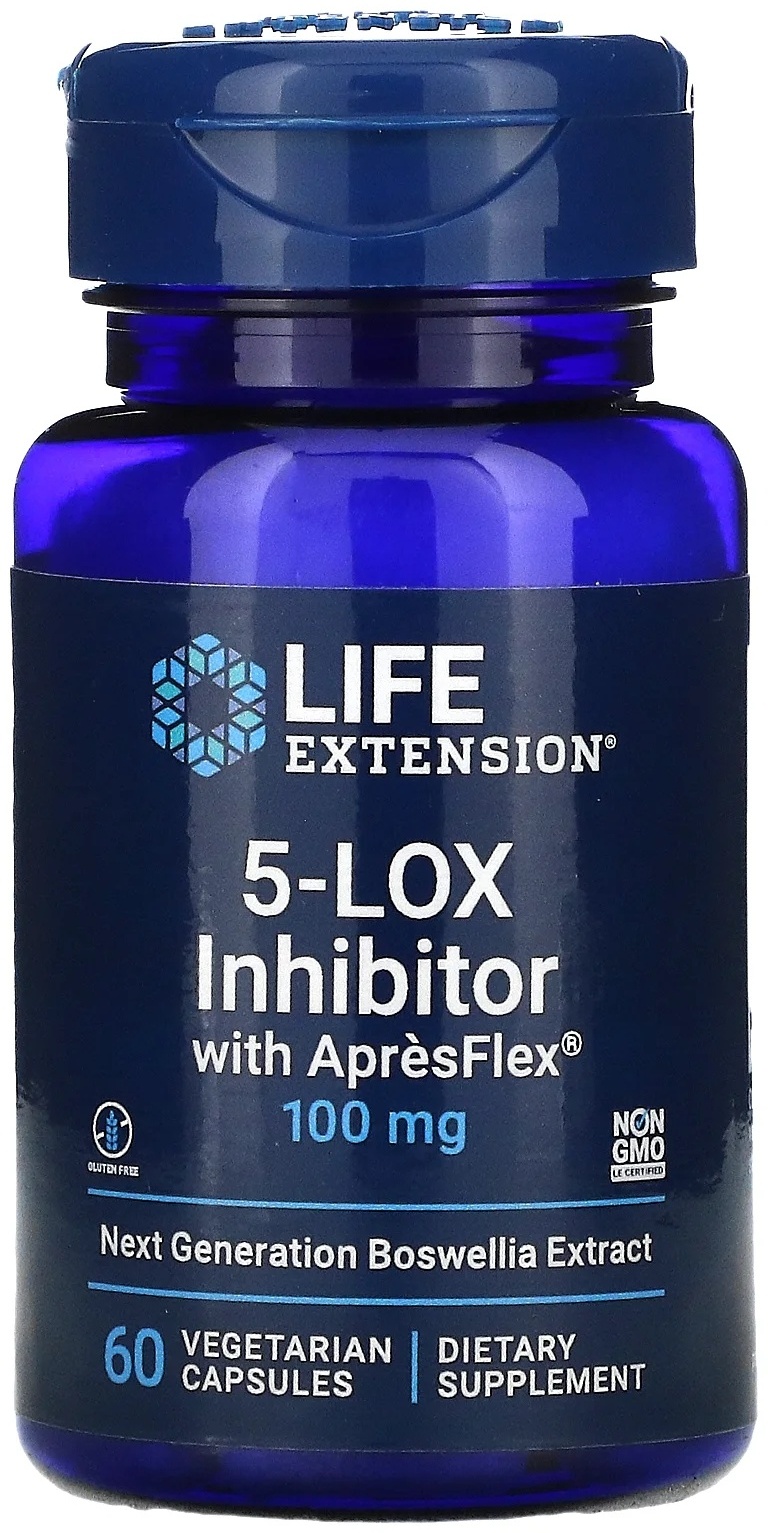 Купить Life Extension БАД 5-LOX Inhibitor with ApresFlex 100 мг 60 ...