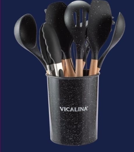 Купить Набор кухонных инструментов Vicalina силикон, 12 шт в Алматы ...