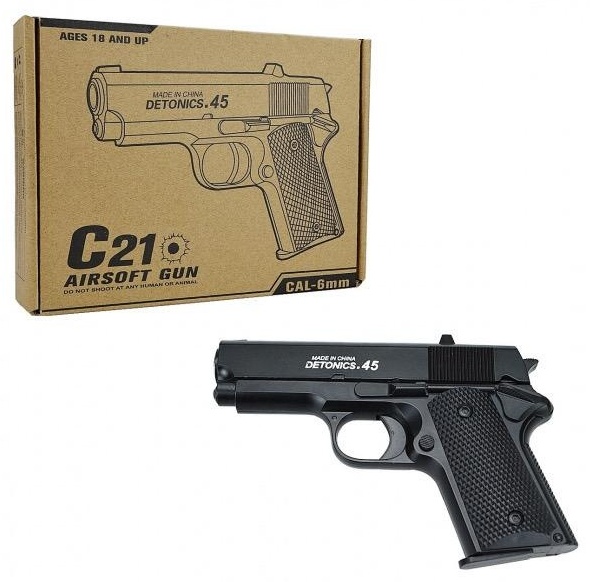 Купить Пистолет Airsoft Gun C21 в Алматы – Магазин на Kaspi.kz