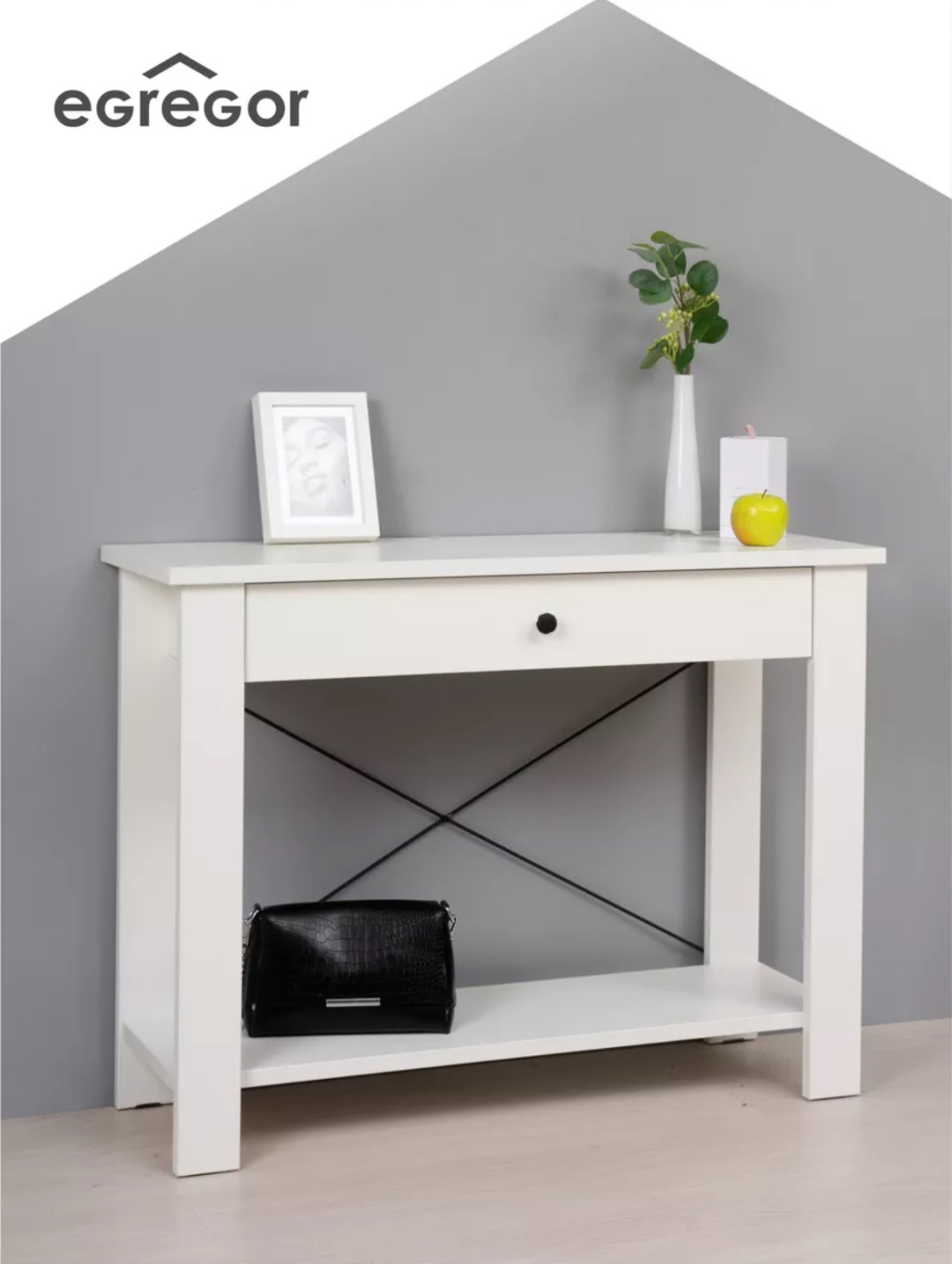 Купить Консоль Классика, 100x35x75 см, белый в Алматы – Магазин на Kaspi.kz