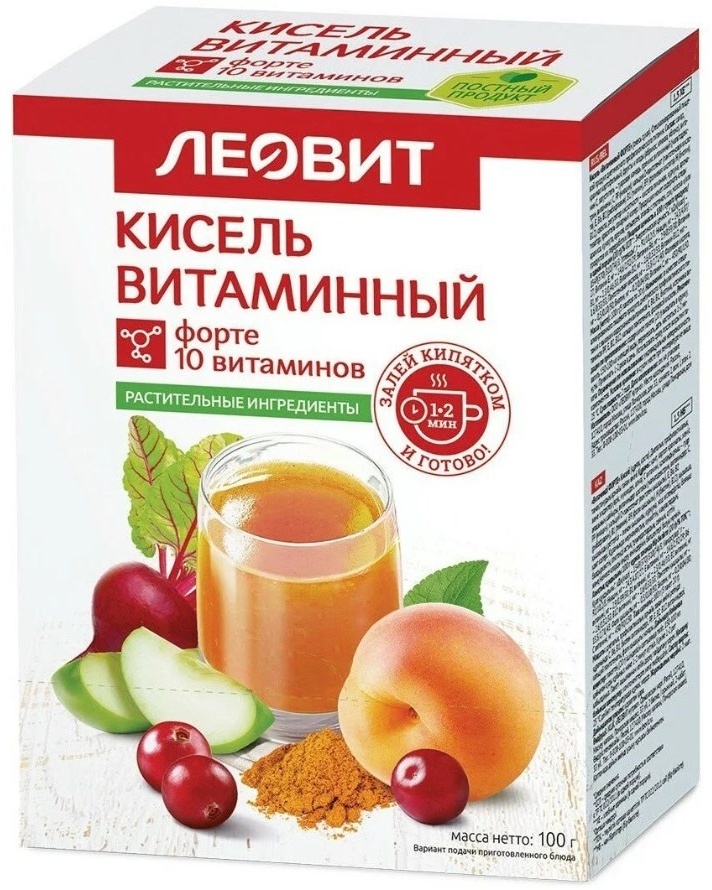 Купить Леовит Кисель Витаминный Форте саше 5 шт в Алматы – Магазин на ...