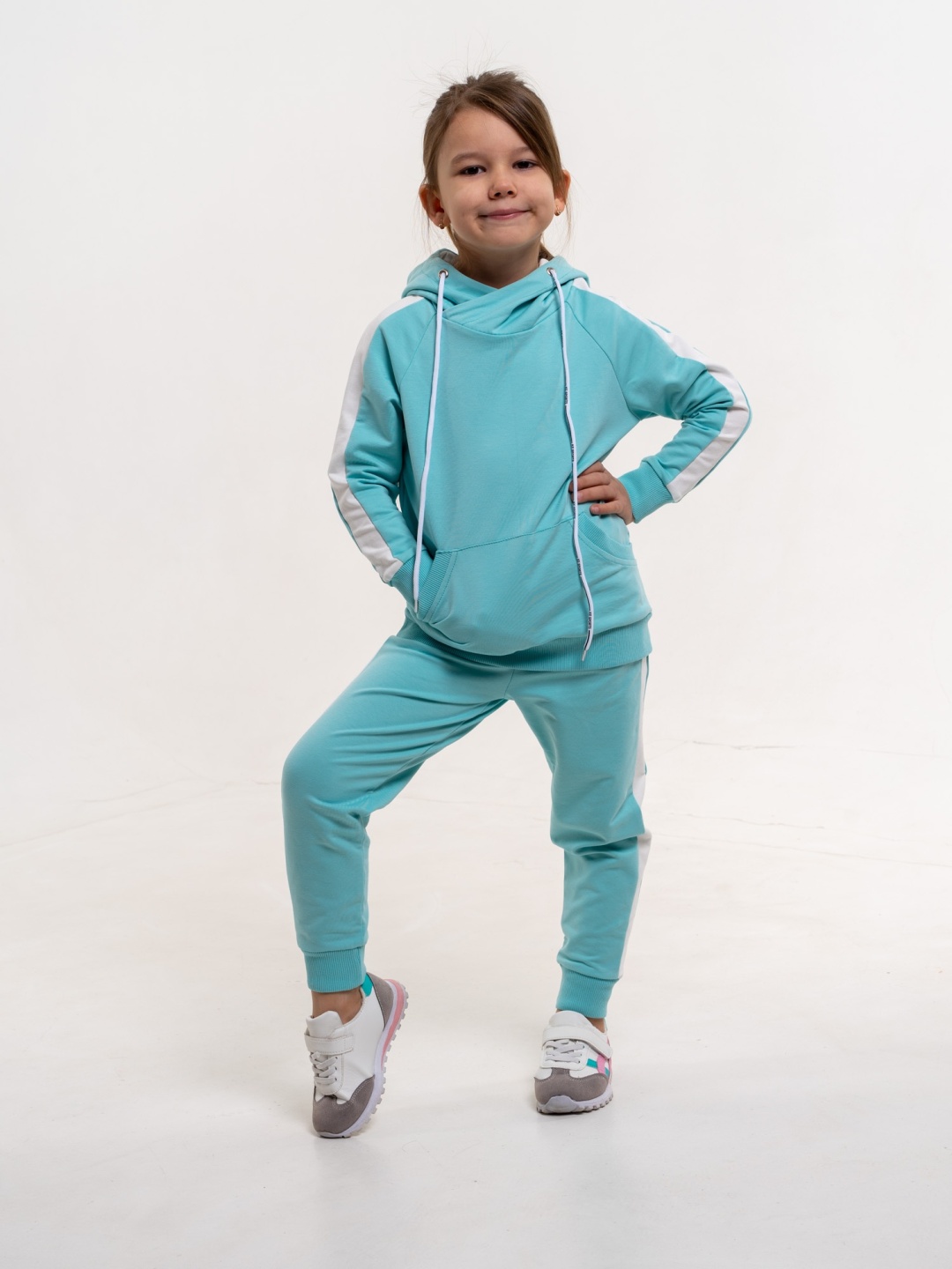 Купить Спортивный костюм Lena Nila СП/ПОЛОСКА бирюзовый 128 в Алматы ...