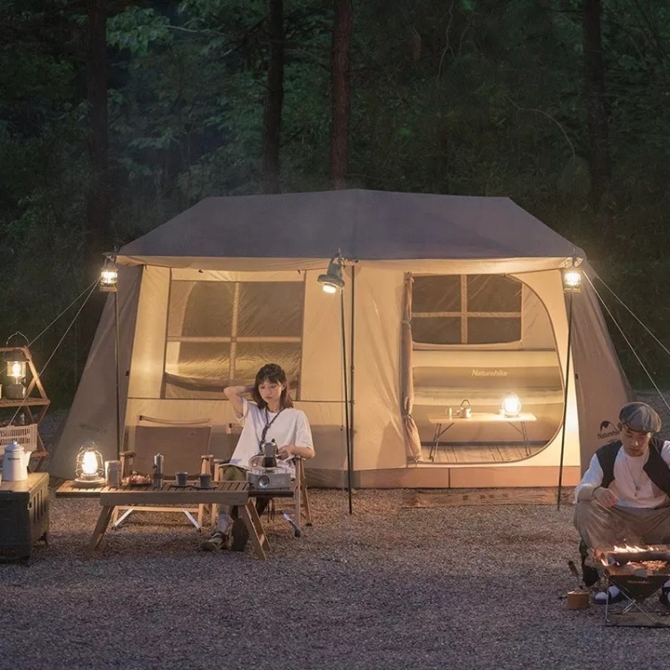 Купить Палатка Naturehike Village 13 CNH22ZP004 коричневый в Алматы ...