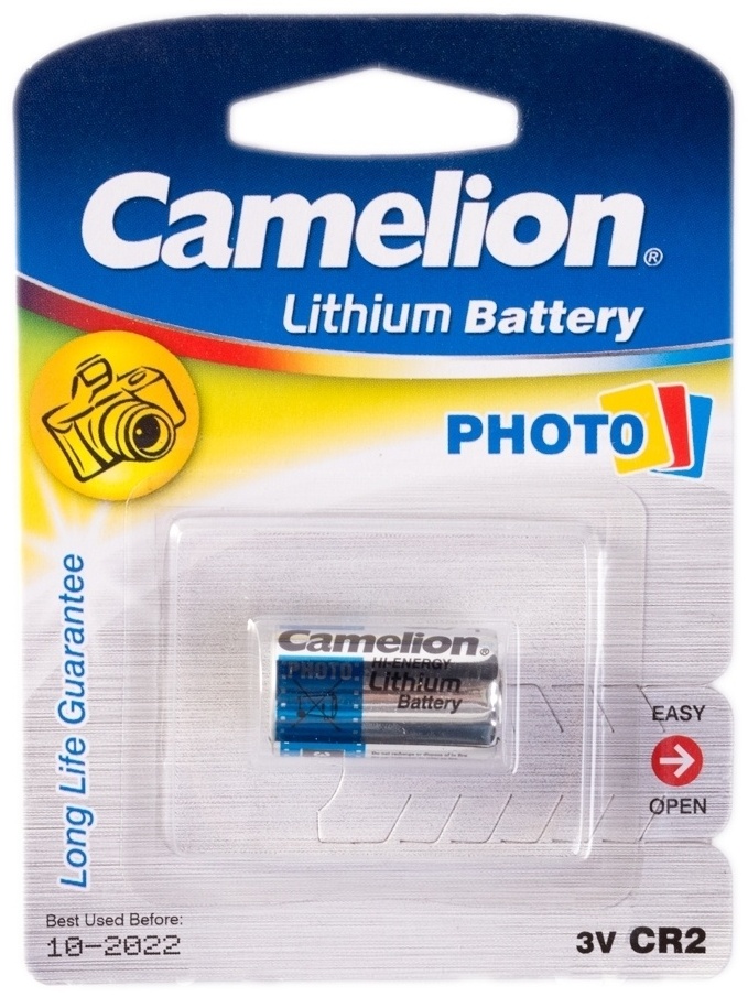 Купить Camelion Lithium CR2-BP1 1 шт в Алматы – Магазин на Kaspi.kz