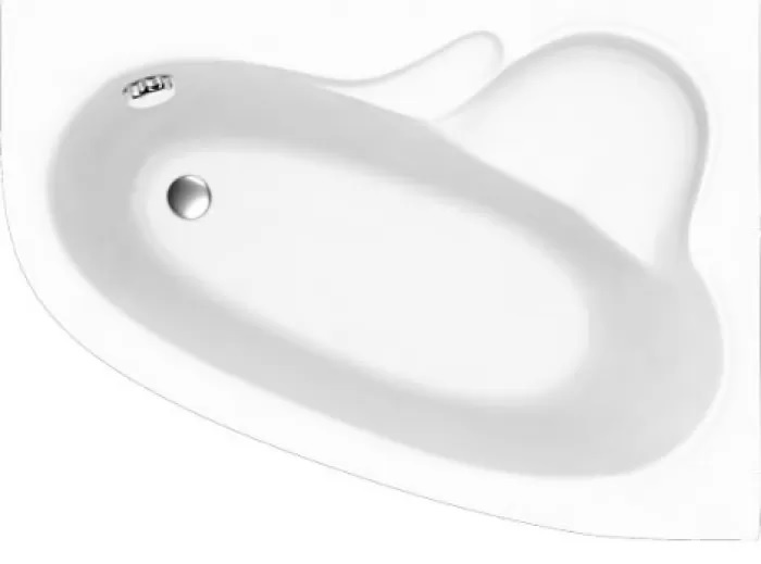 Купить Ванна нестандартная правосторонняя Bonito Home MAYA 135x95 см ...