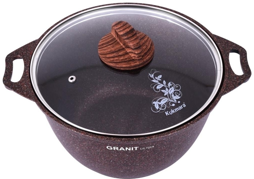 Купить Kukmara кастрюля Granit ultra original Red кго62а алюминий 6 л в ...