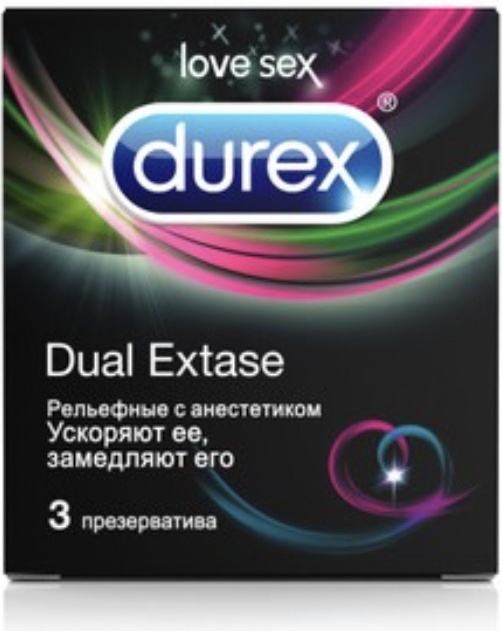 Купить Презервативы Durex рельефные с анестетиком 3 шт в Алматы ...