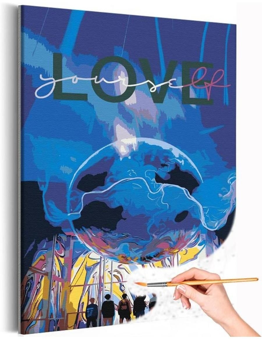 Купить Картина Живопись по номерам BTS K-POP Love Yourself 40 см x 60 см в Алматы – Магазин на ...