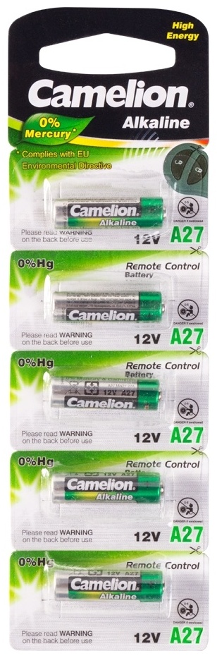 Купить Батарейка A27 Camelion 5 шт в Алматы – Магазин на Kaspi.kz