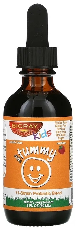 Купить Kids, NDF Tummy, 11-Strain Probiotic Blend, Raspberry Flavor ...