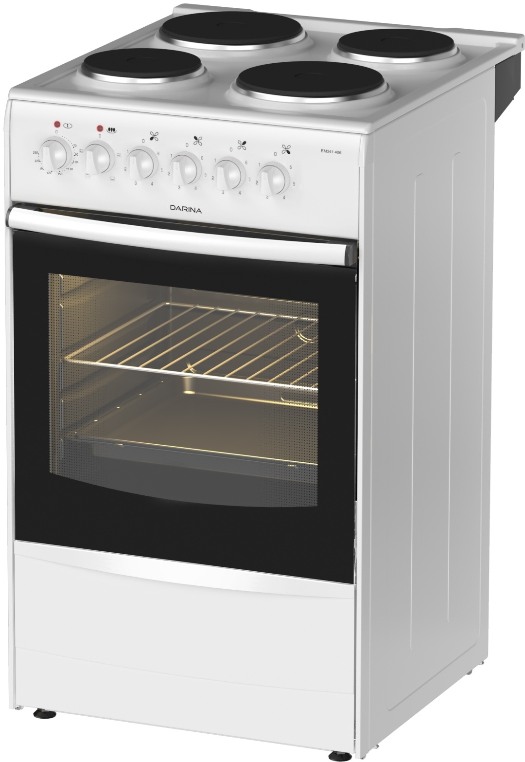 Купить Кухонная плита DARINA 1B EM 341 406 W белый в Алматы – Магазин ...