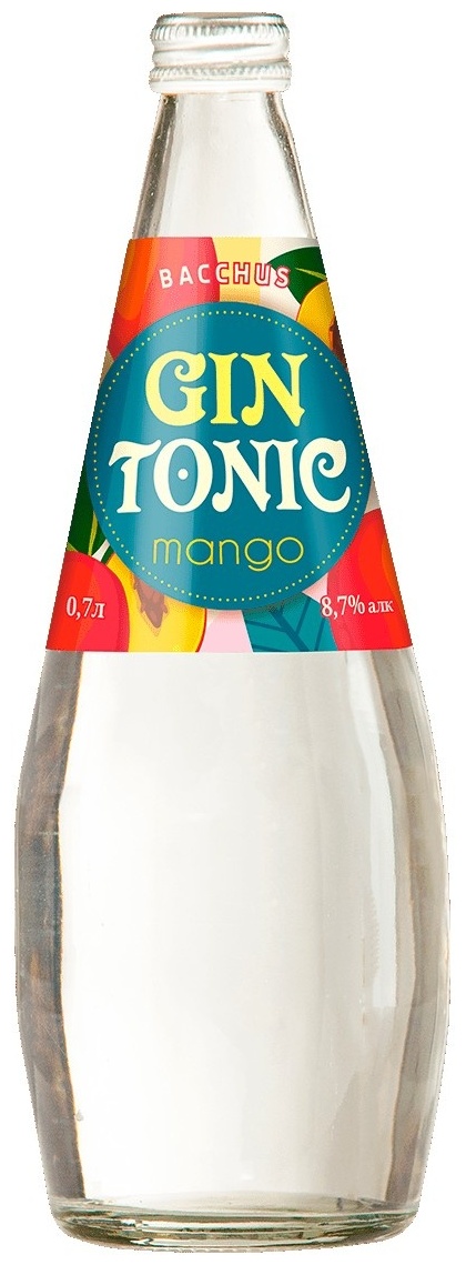 Купить Джин BACCHUS Gin Tonic Mango 8.7% 0.7 л в Алматы – Магазин на Kaspi.kz