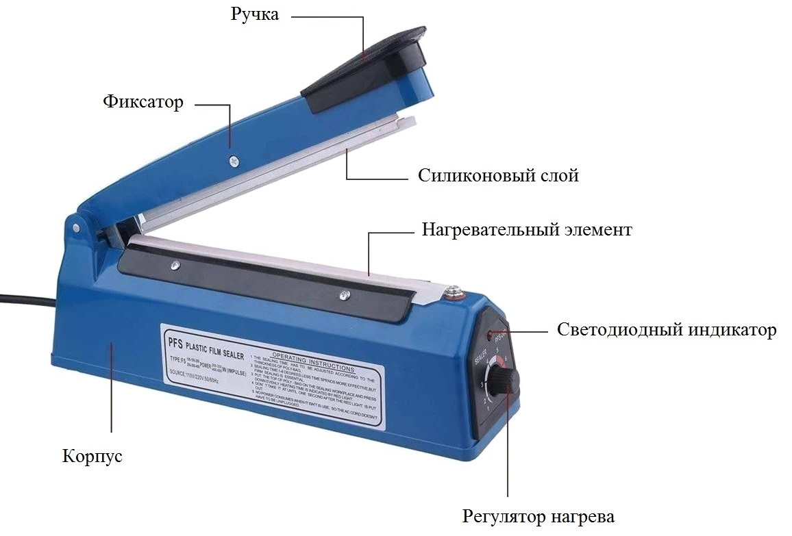 Купить Запайщик пакетов PFS PFS-300 в кредит в Алматы – Kaspi Магазин