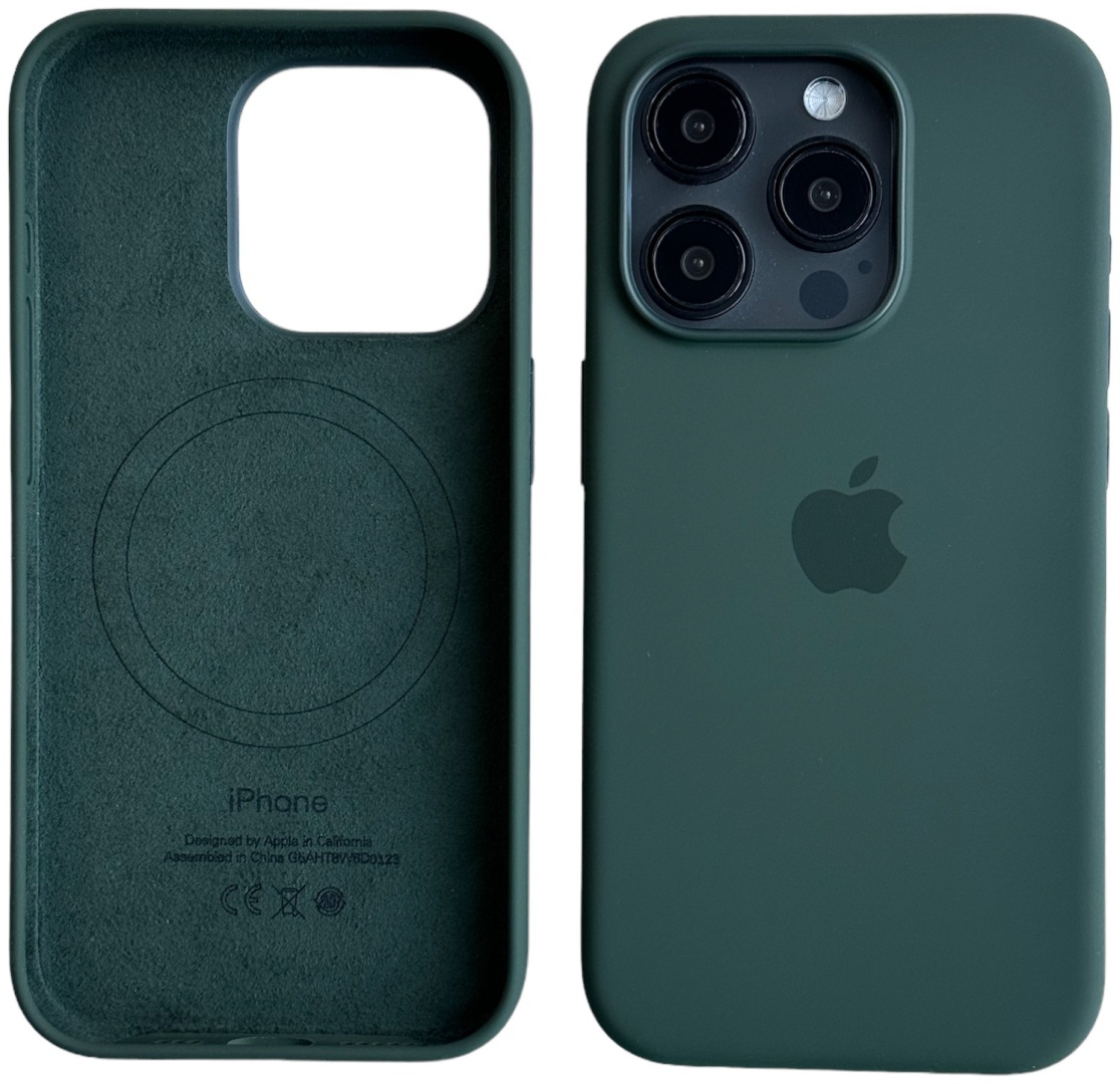 Купить Чехол Для Apple iPhone 13 Pro Max темно-зеленый в Алматы ...