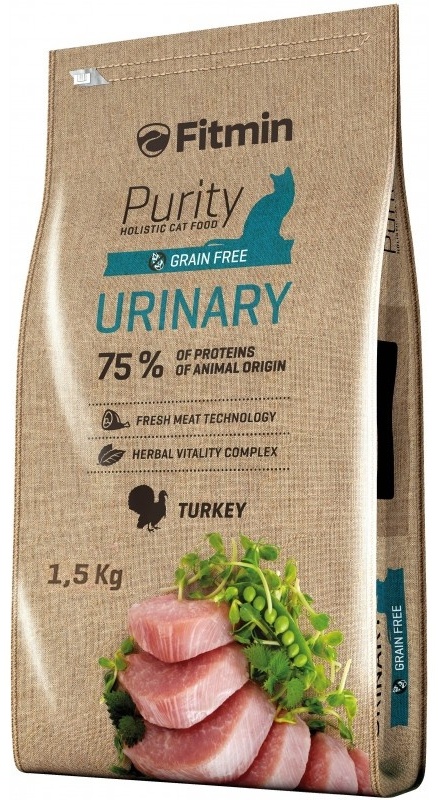 Купить Корм Fitmin Purity Urinary, для профилактики мочекаменной ...