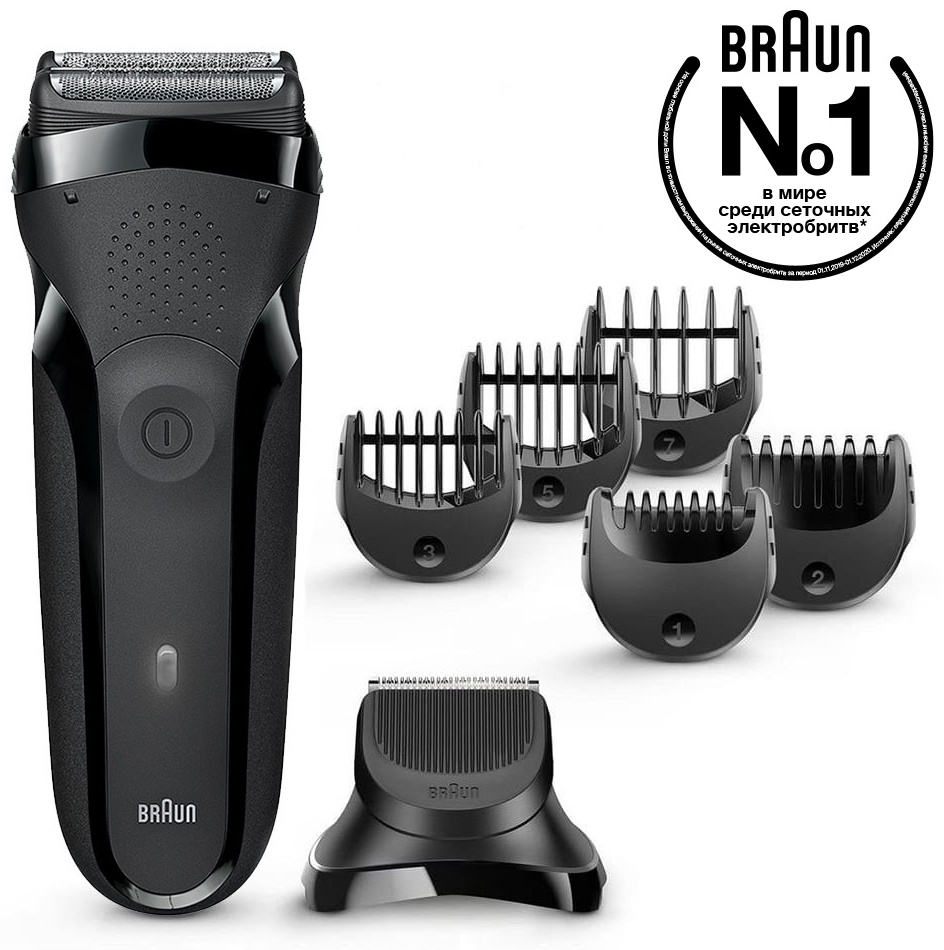 Купить Электробритва Braun Series 3 300BT с точной насадкой-триммером и ...