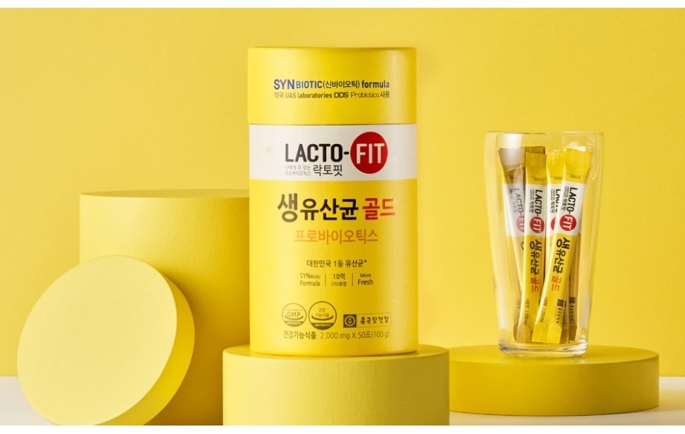 Купить Chong Kun Dang Pharm Живые лактобактерии Lacto Fit 50 саше в ...