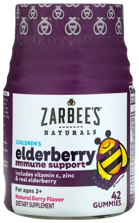 Купить Zarbees Бузина для укрепления иммунитета детей натуральный