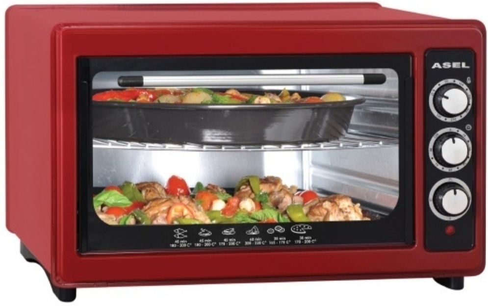 Купить Настольная электропечь ASEL ASEL 36l красный красный в кредит в ...