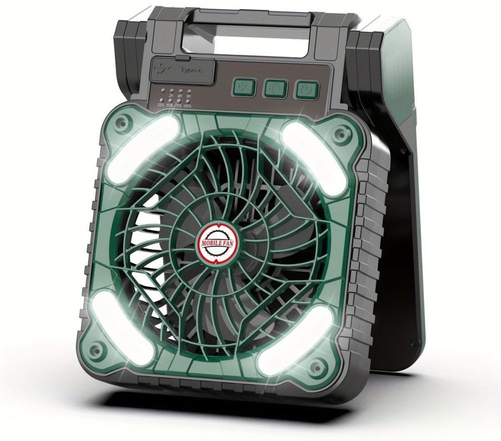 Купить Вентилятор Mobile Fan x99 GREEN зеленый в Алматы – Магазин на ...